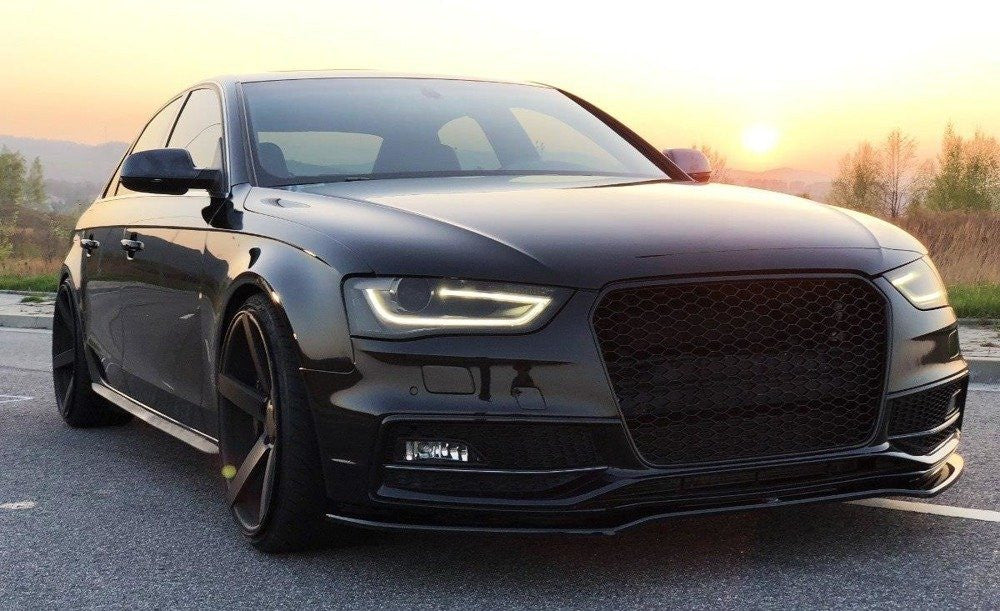 Audi A4 B8 5 Facelift Maxton Design Add On Front Lip V2 SLINE FIT audi-a4-b8-5-facelift-maxton-design-add-on-front-lip-v2-sline-fit